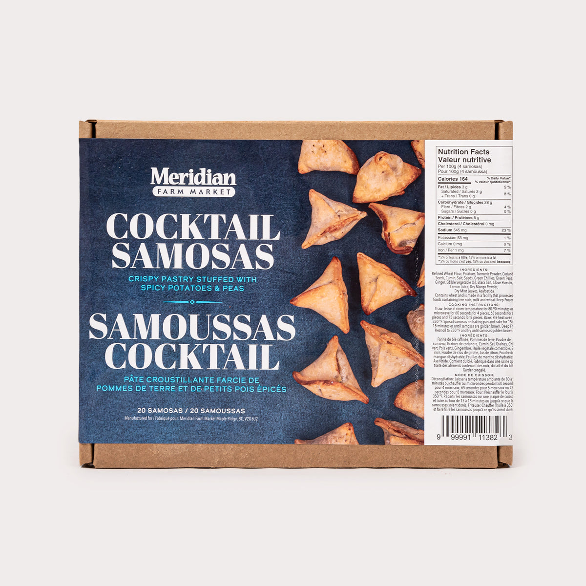 Samosas, Cocktail (Frozen) – Meridian Farm Market