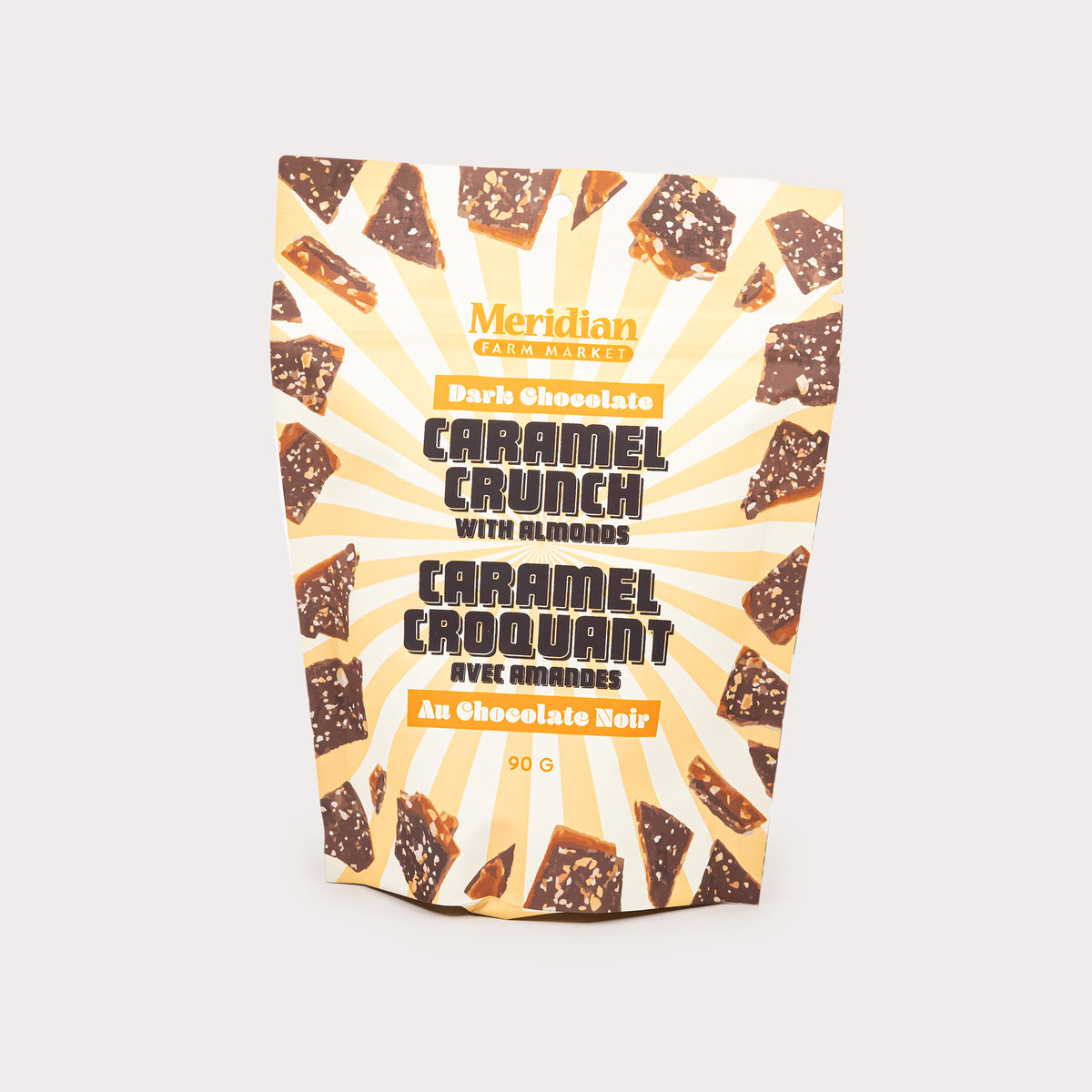 Local Chocolate Bark, Dark Caramel Crunch – Meridian Farm Market