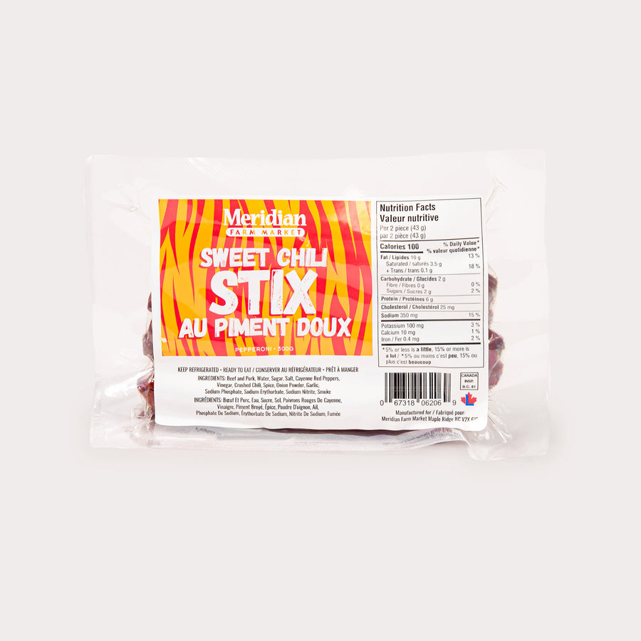 Pepperoni Sticks, Sweet Chili – Meridian Farm Market
